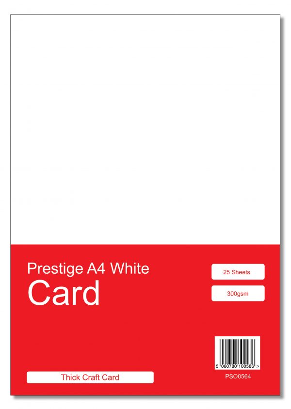 A4 300gsm White Card | Prestige Crafts